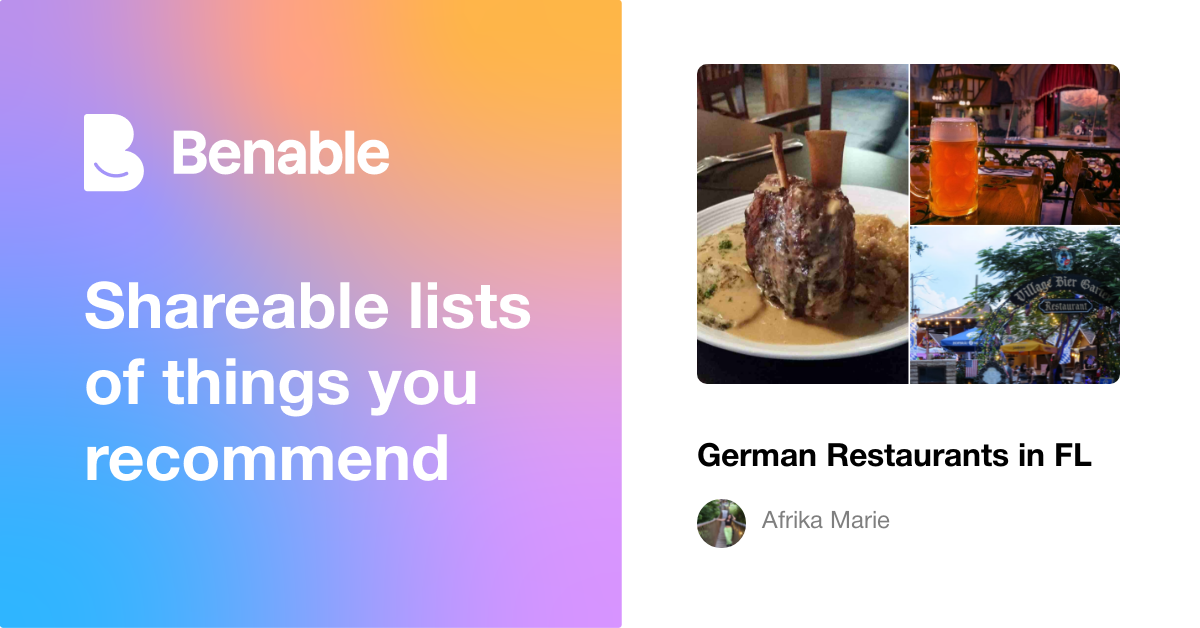 German Restaurants in FL