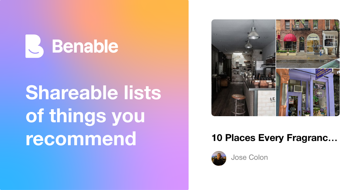10 Places Every Fragrance Enthusiast Should Visit in NYC