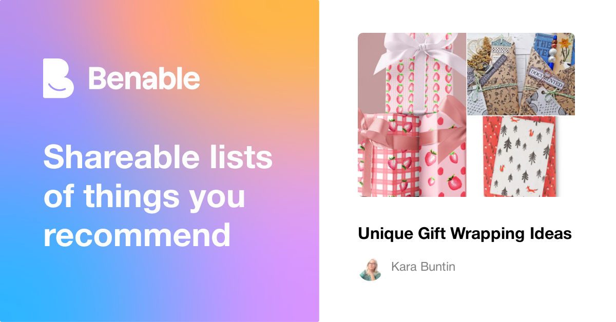 Unique Gift Wrapping Ideas