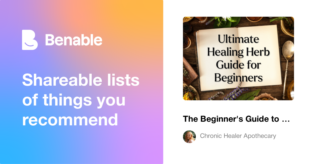 The Beginner's Guide to Herbal Plants You Need to Heal at Home