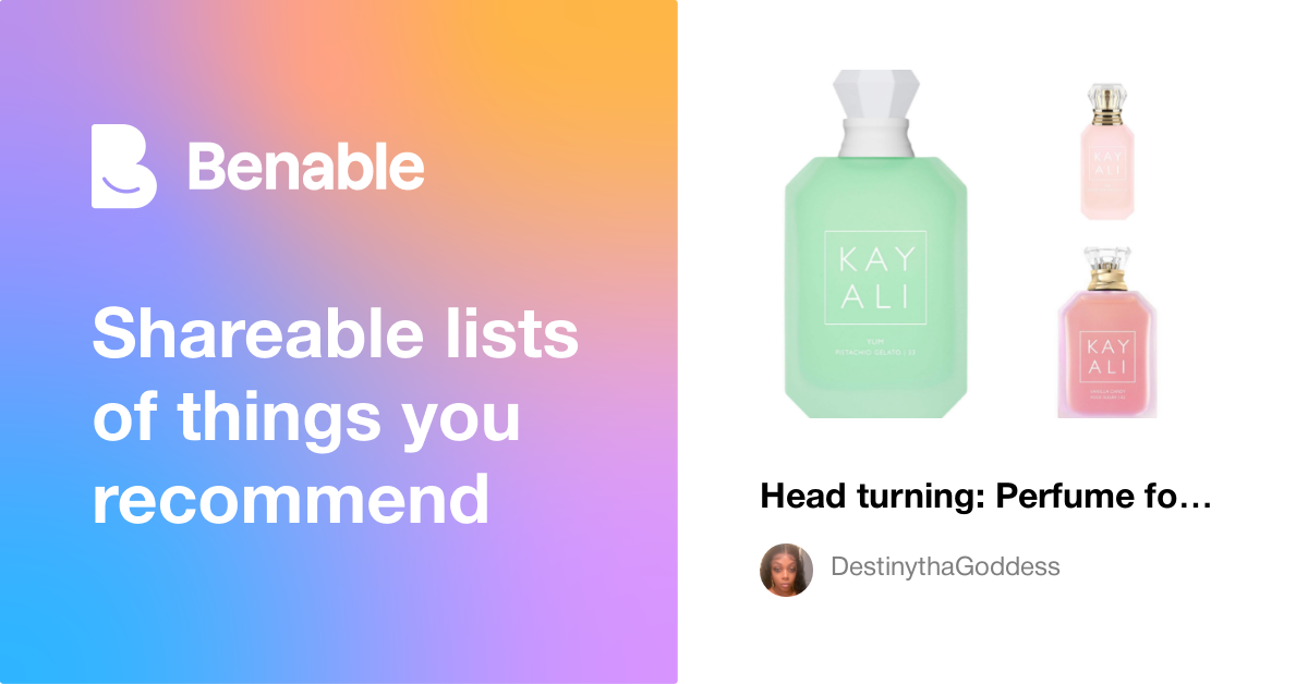 Head turning: Perfume for every moment