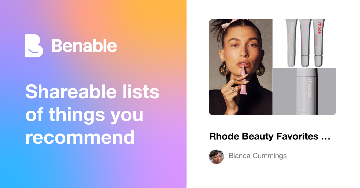 Rhode Beauty Favorites Clean, Glowy, and Viral in 2025