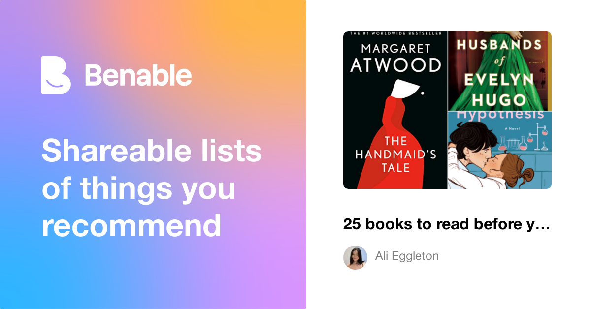 25 books to read before you turn 25