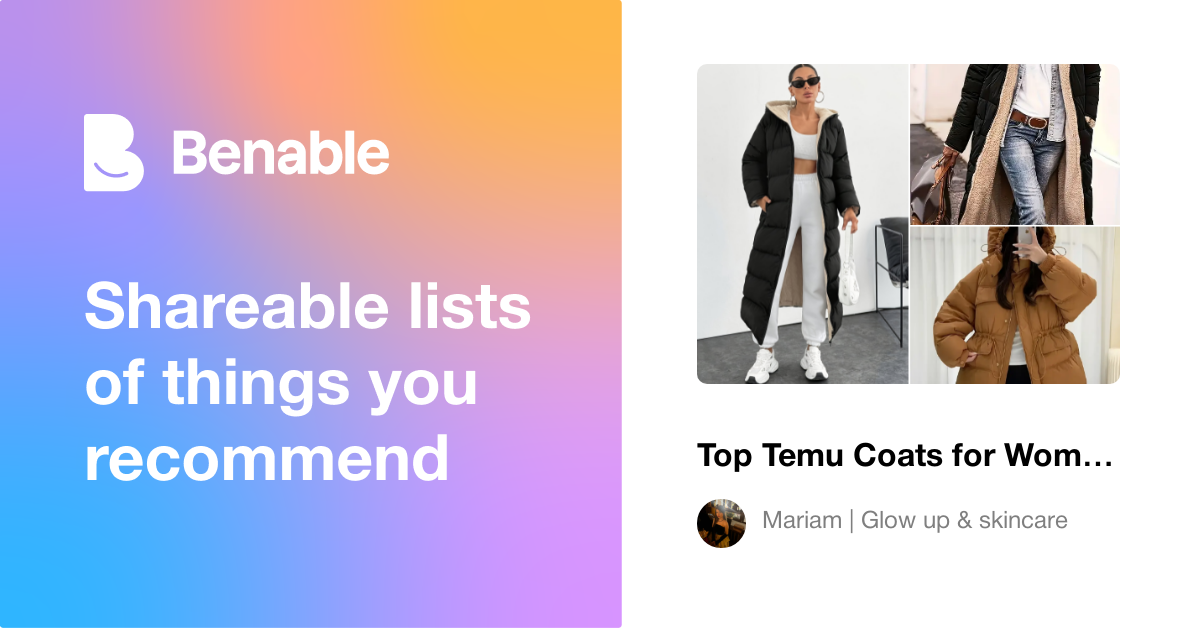 Top Temu Coats for Women 🧥 ️