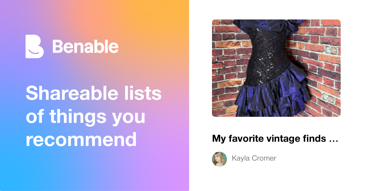 My favorite vintage finds on Depop!