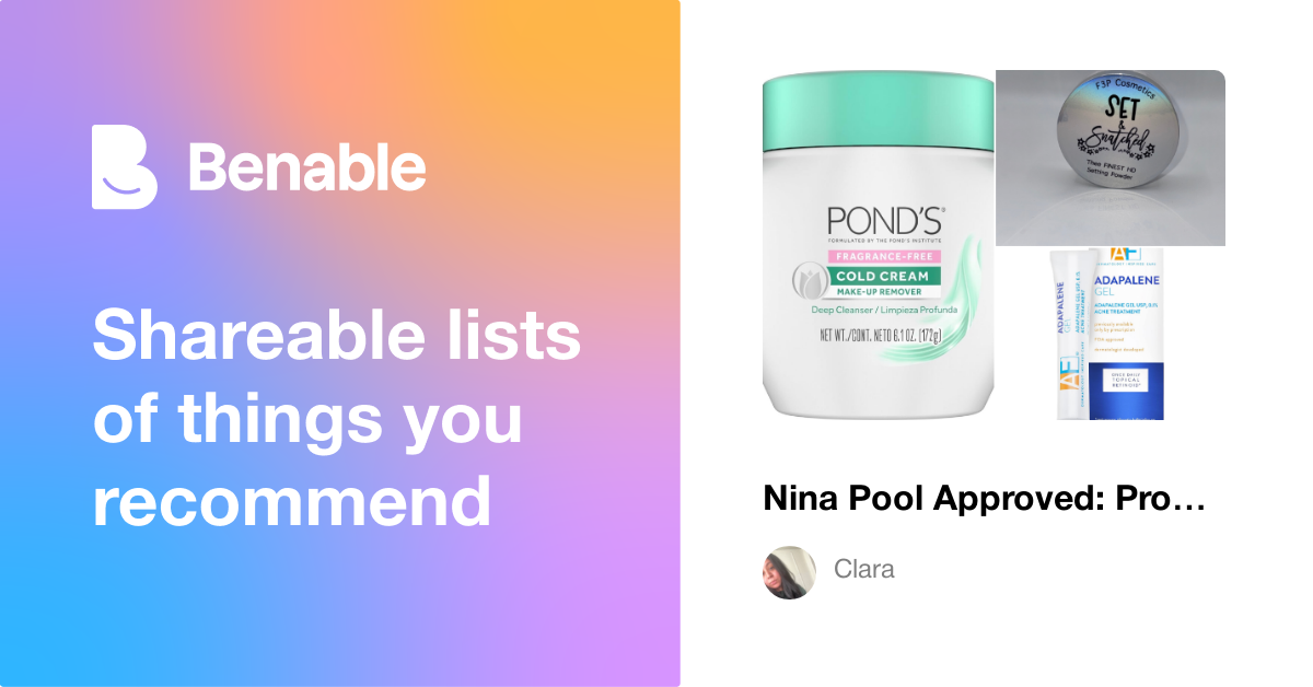 Nina Pool Approved: Products and Dupes