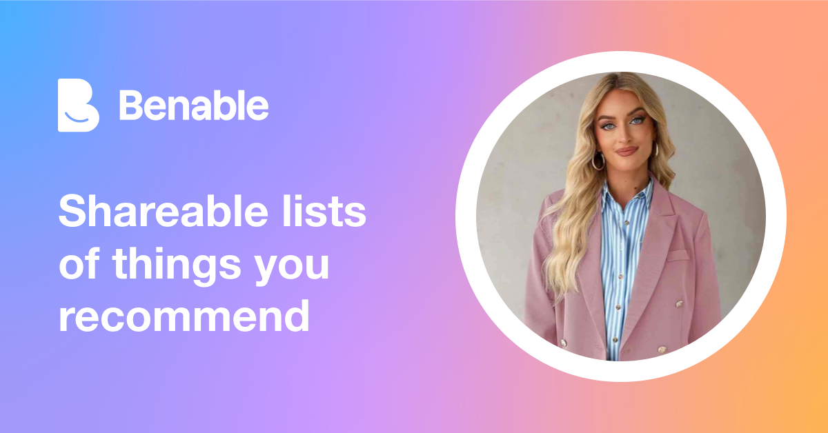 Everything @Lottie (Tate Lottie) recommends - Benable