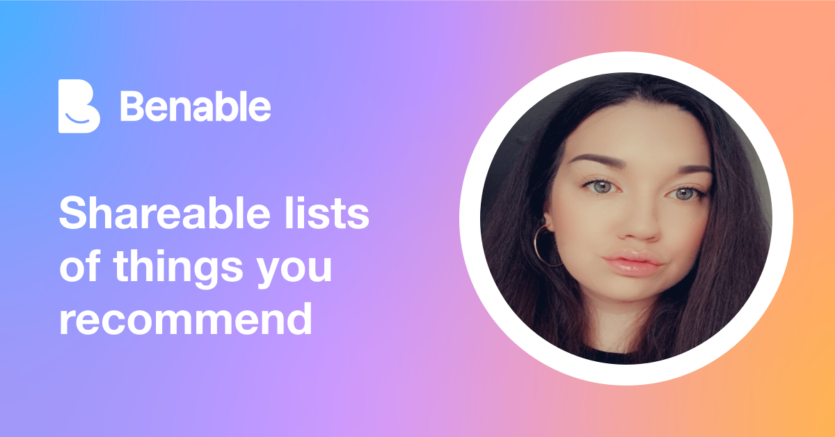 Everything @Melissakatex (Melissa Marsh) recommends - Benable