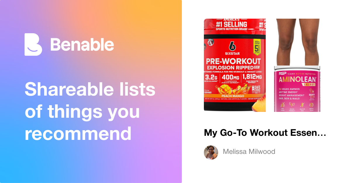 My Go-To Workout Essentials to make the gym more effective 🙂