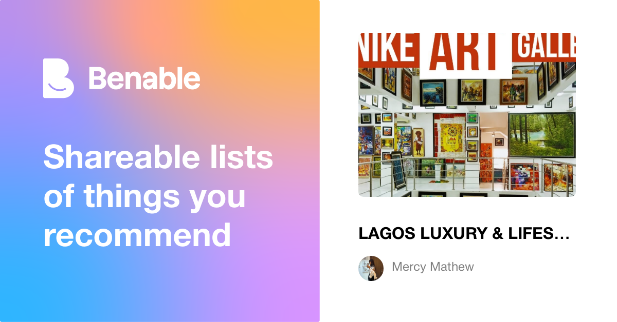 LAGOS LUXURY & LIFESTYLE GUIDE