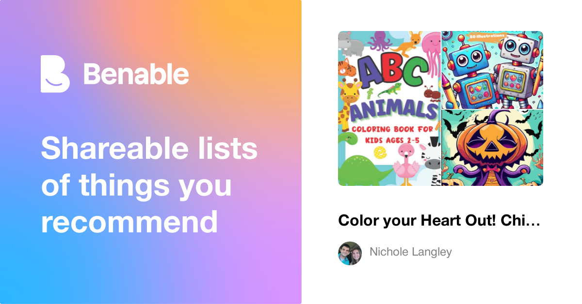 Color your Heart Out! Children coloring books