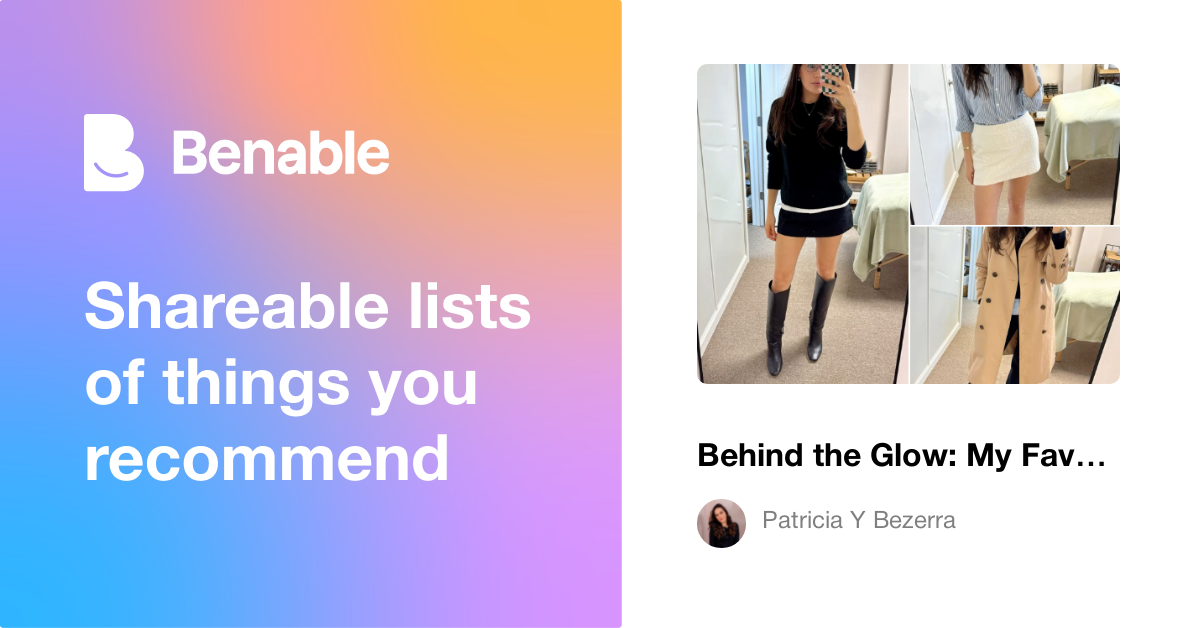 Behind the Glow: My Favorite Brands For Workday Fits💼