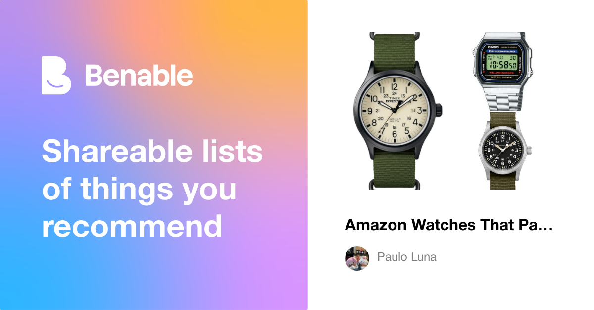 Amazon Watches That Pass for Luxury