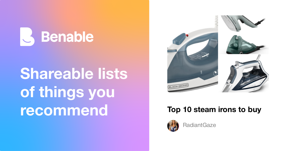 Top 10 steam irons to buy