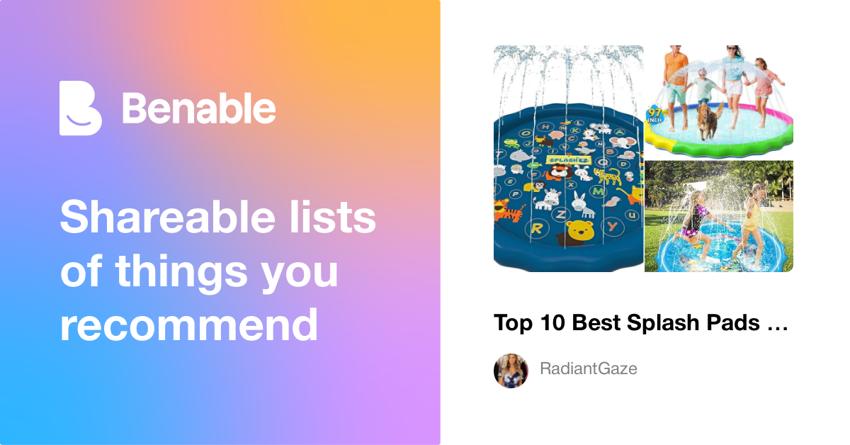 Top 10 Best Splash Pads and Sprinklers for Kids