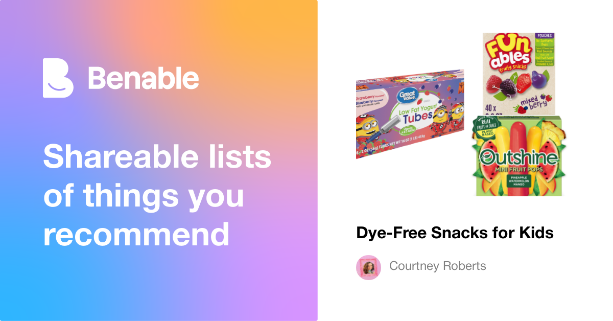 Dye-Free Snacks for Kids