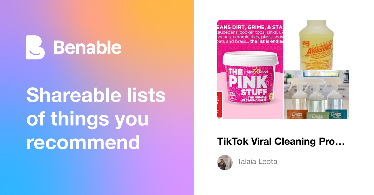 TikTok Viral Cleaning Products That Actually Work