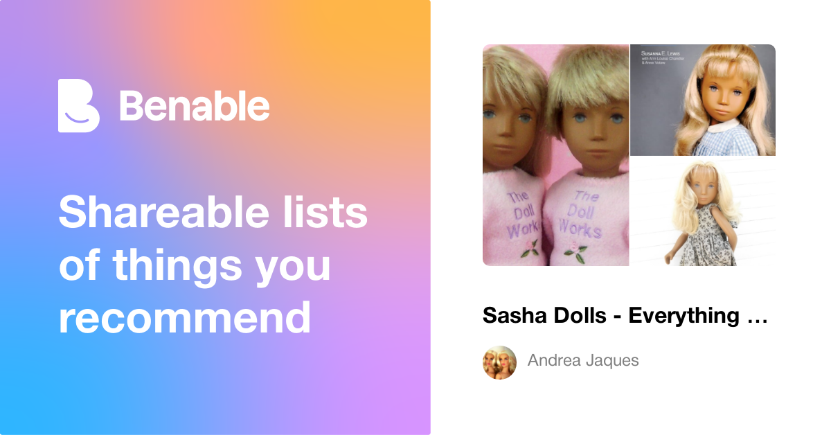 Sasha Dolls - Everything you need to know