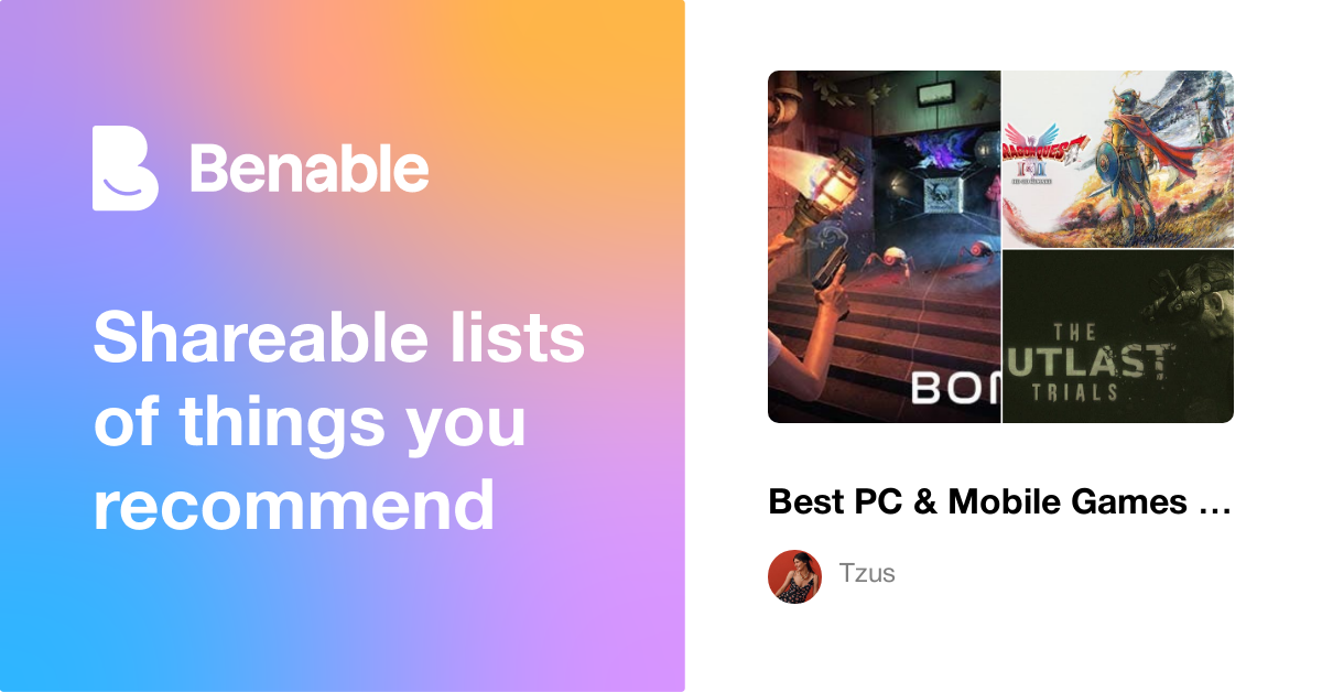 Best PC & Mobile Games 2026 — Top Picks