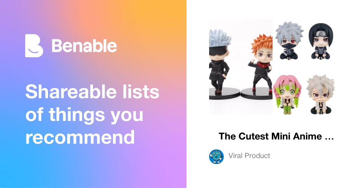 The Cutest Mini Anime Figures