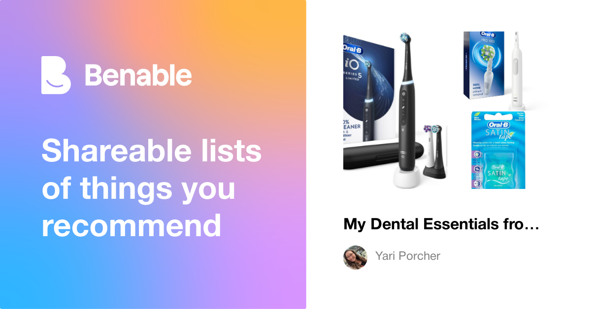 My Dental Essentials from my Dental Team🦷🪥