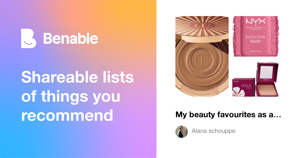 My beauty favourites as a makeup addict