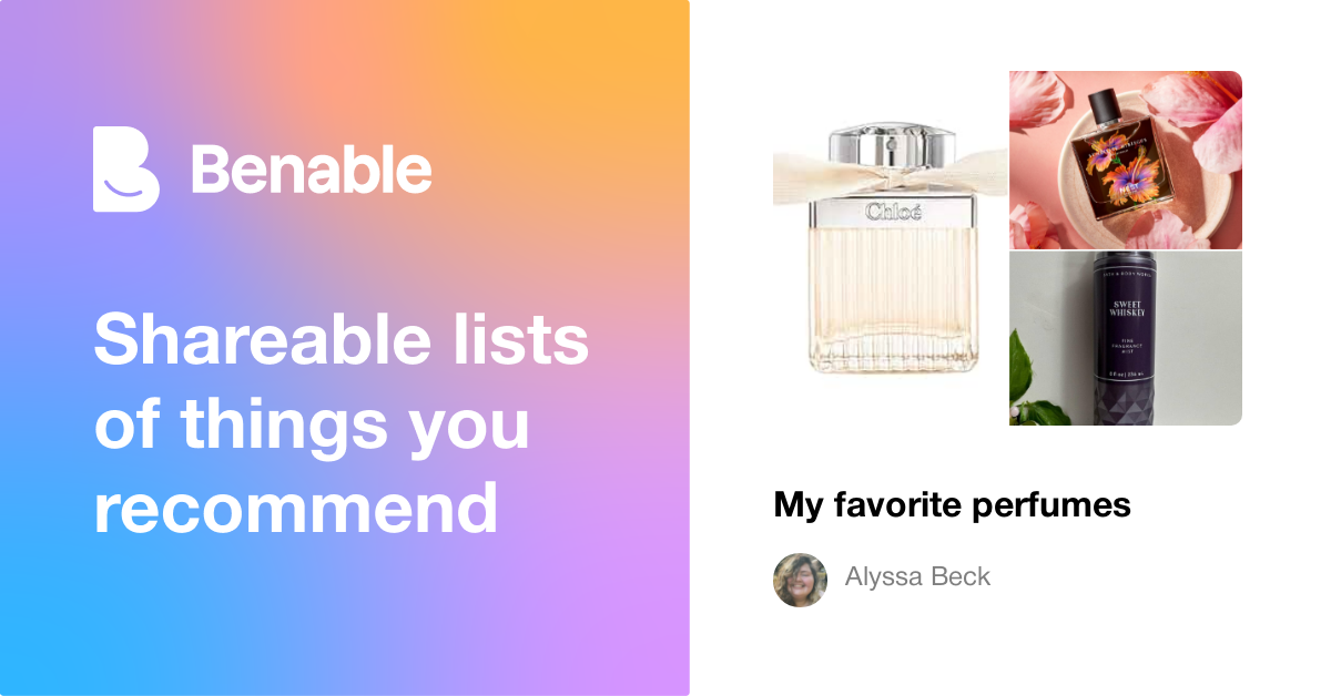My Favorite Perfumes