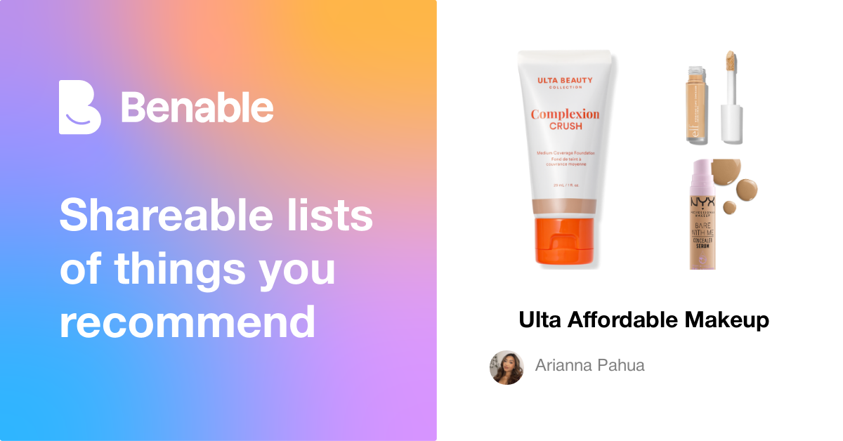 💄 Ulta Affordable Makeup