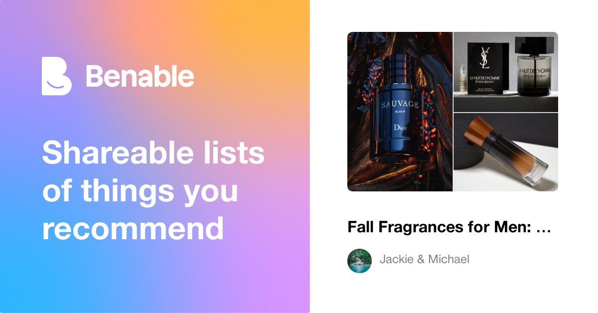 Fall Fragrances for Men: 15 Must-Have Scents That Are Warm, Woody ...