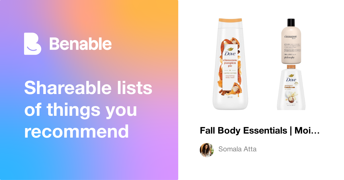 Fall Body Essentials | Moisturizers, Bath & Body Care, Autumn Skincare ...