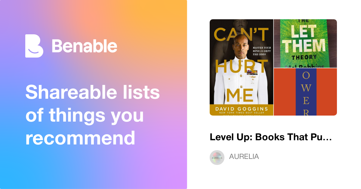 Level Up: Books That Push You Forward and Changes The Way You Think ...