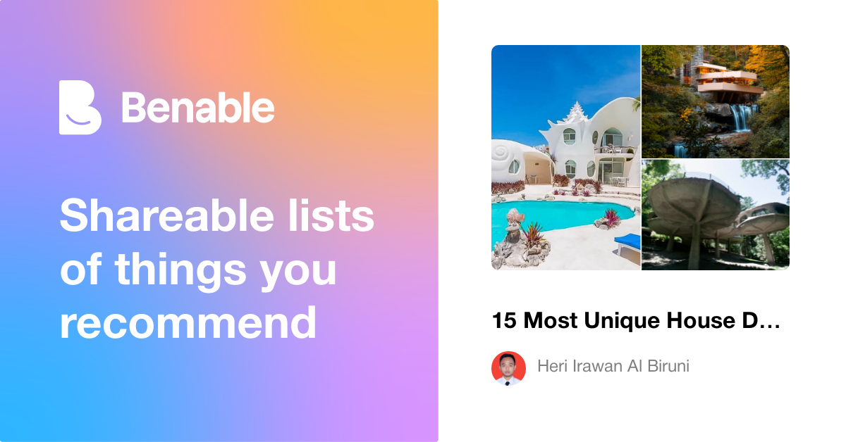 15 Most Unique House Designs Around the World