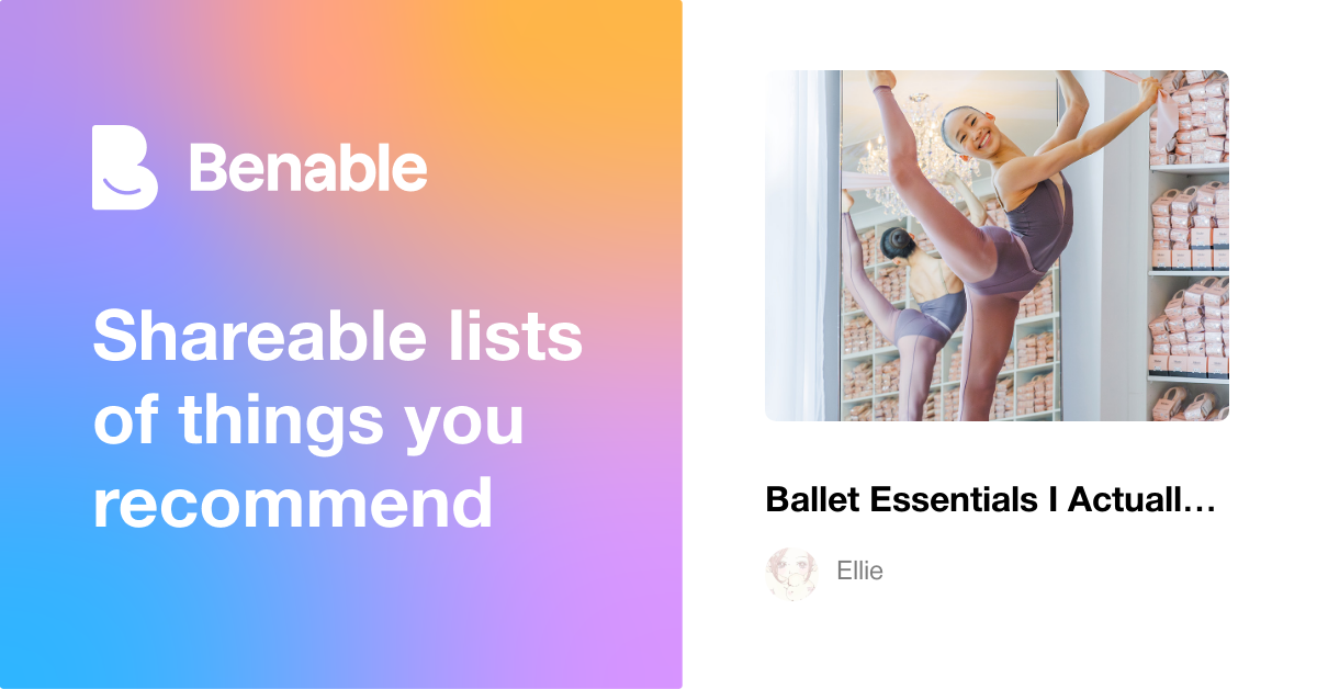 Ballet Essentials I Actually Use for Training & Recovery