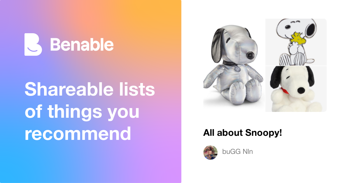 All about Snoopy!