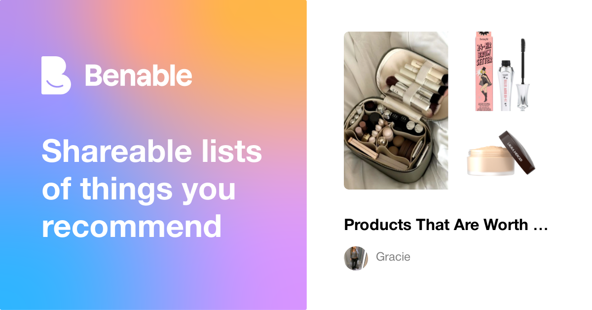 Products That Are Worth It (Under $50)