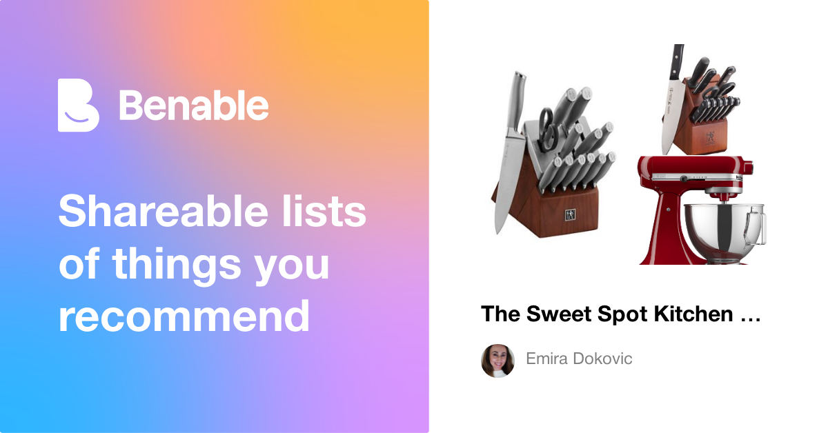The Sweet Spot Kitchen Picks