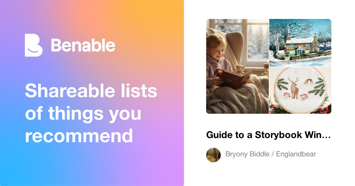 Guide to a Storybook Winter