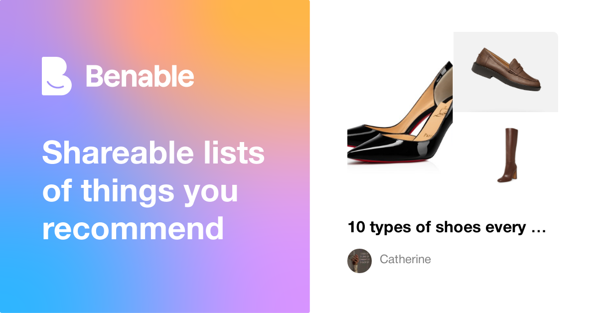 10 types of shoes every woman should have👠