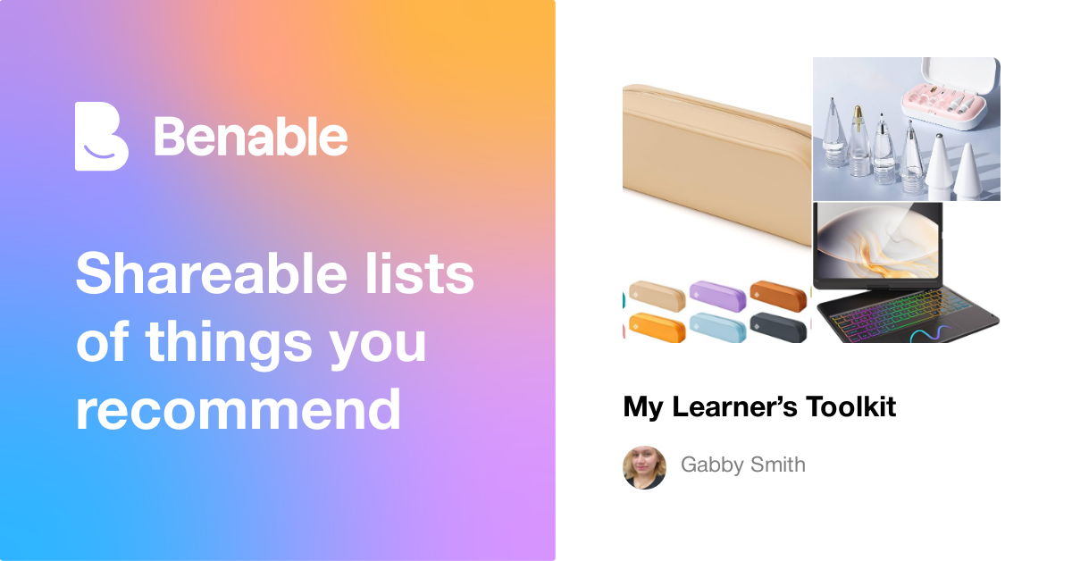 My Learner’s Toolkit