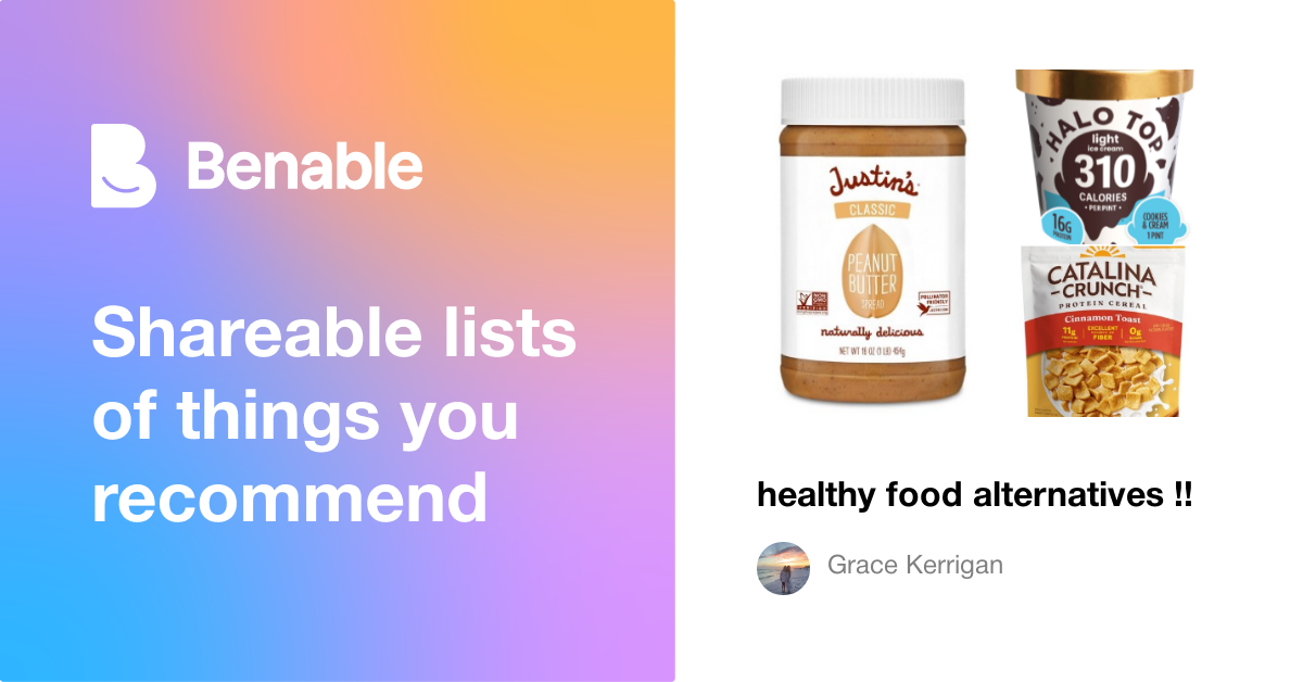 healthy food alternatives