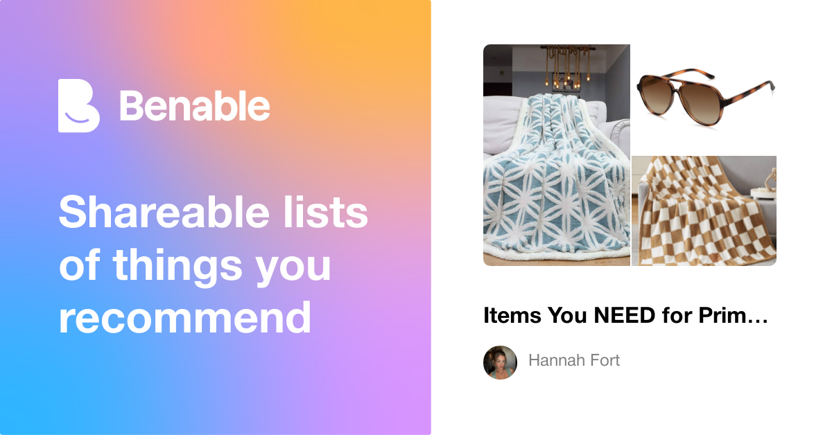 Items You NEED for Prime Day!