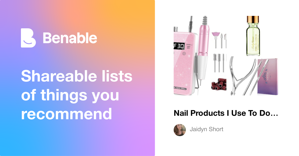 Nail Products I Use To Do My Nails At Home