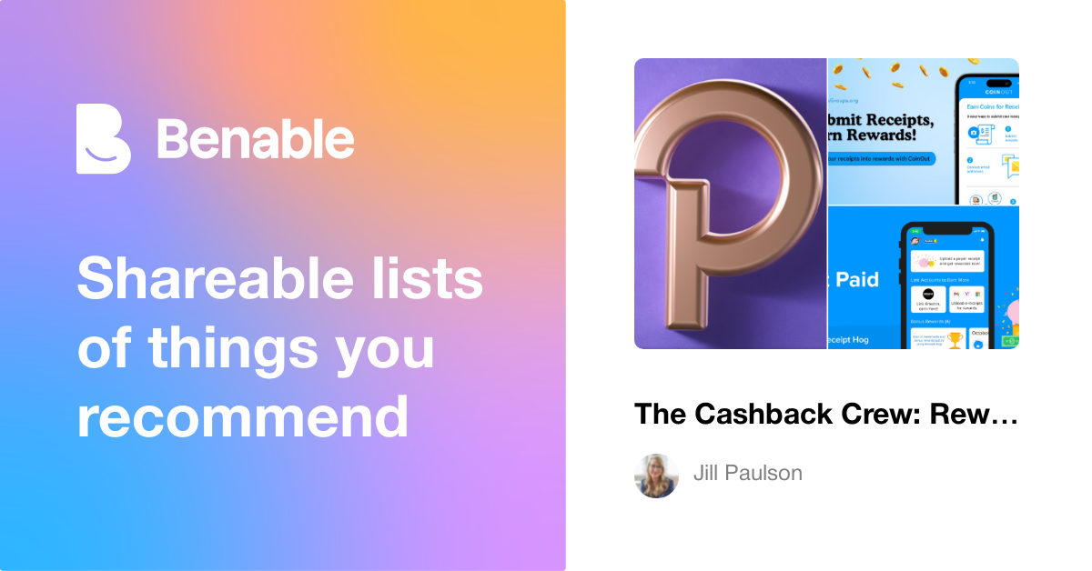 The Cashback Crew: Rewards & Receipt Apps I Actually Use