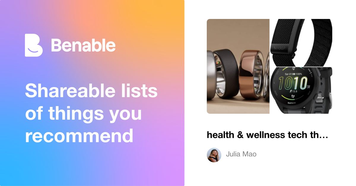 health & wellness tech that's actually worth the money
