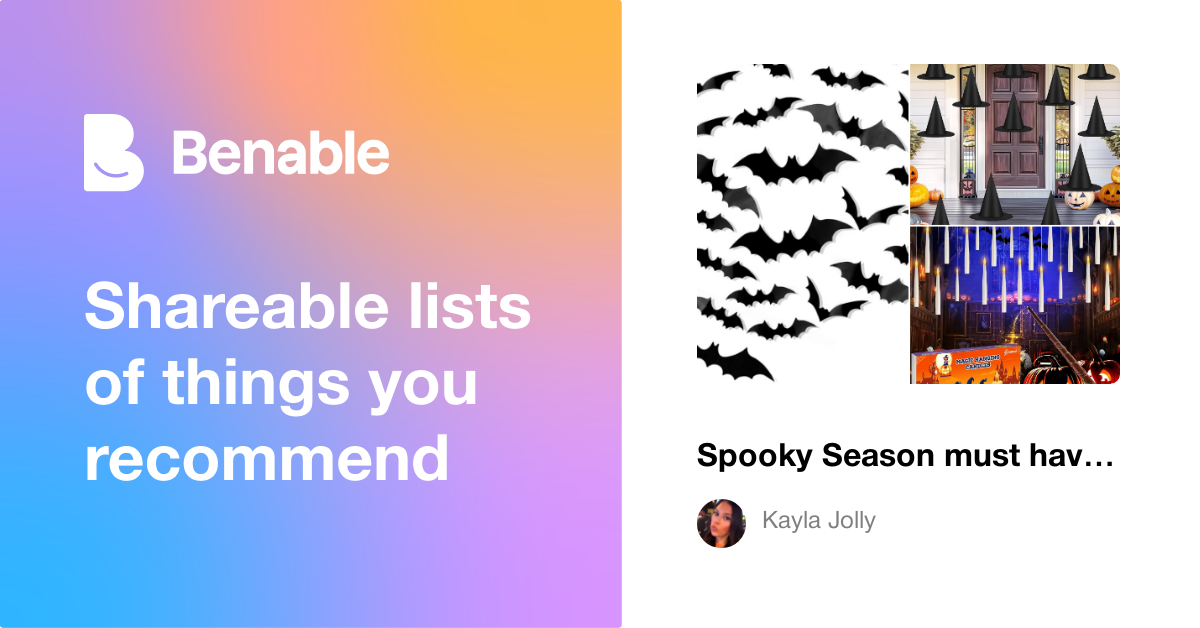 Spooky Season must haves!!