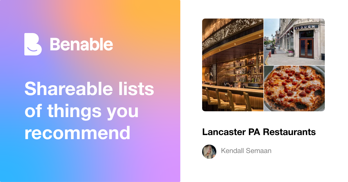 Lancaster PA Restaurants