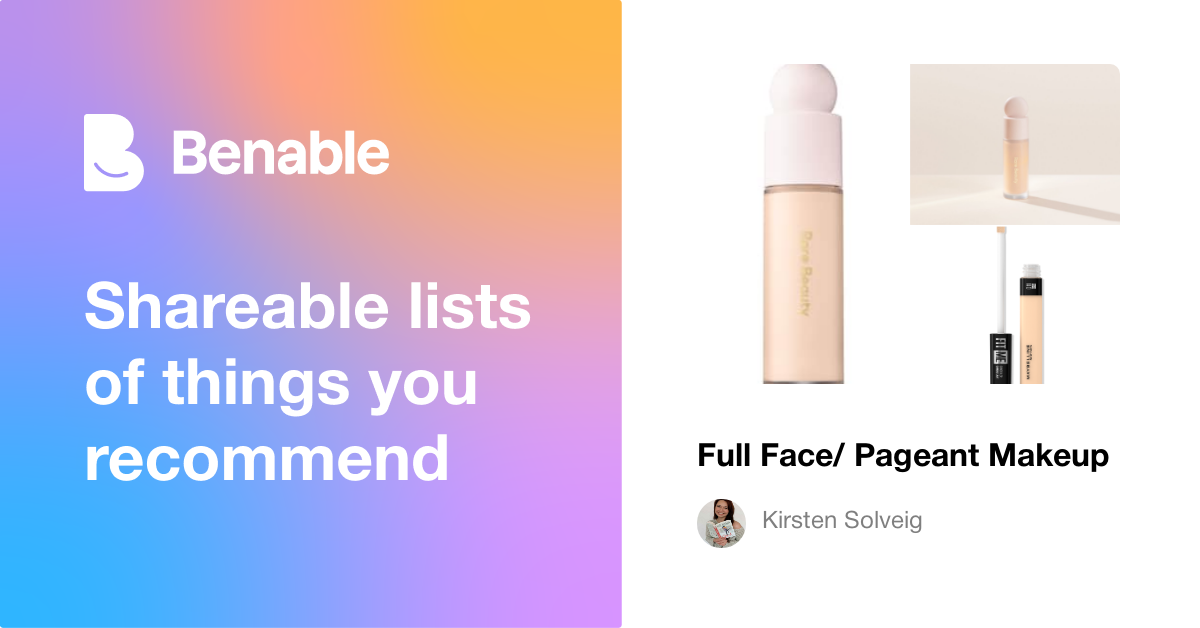 Full Face/ Pageant Makeup