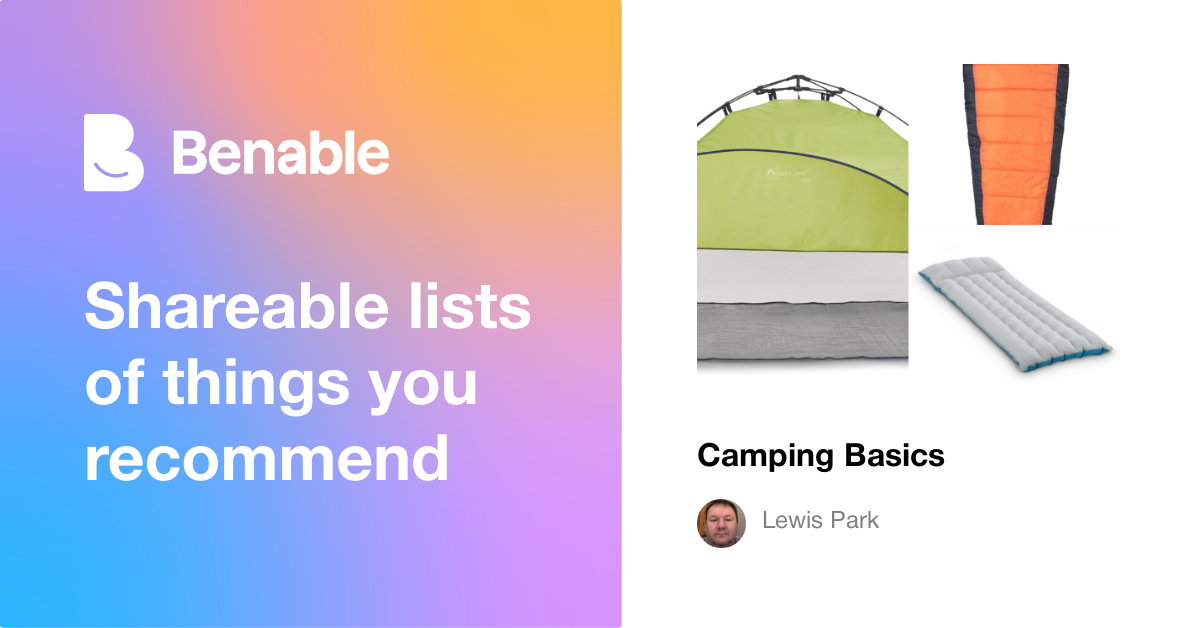 Camping Basics
