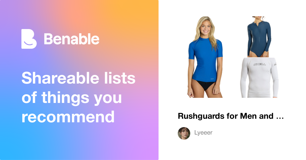 Rushguards for Men and Women