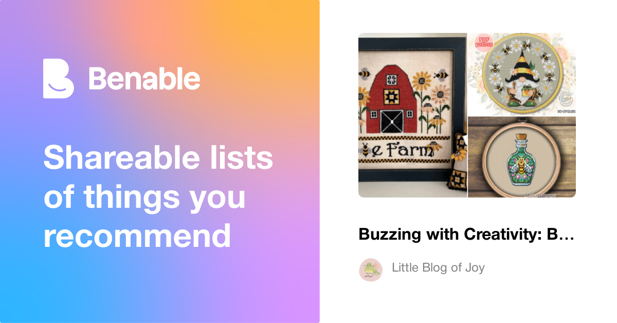 Buzzing with Creativity: Bee Cross Stitch Patterns